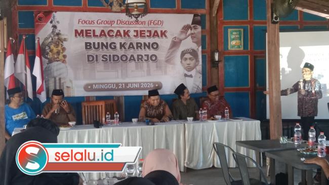 Telusuri Jejak Masa Kecil Bung Karno di Sidoarjo Lewat FGD